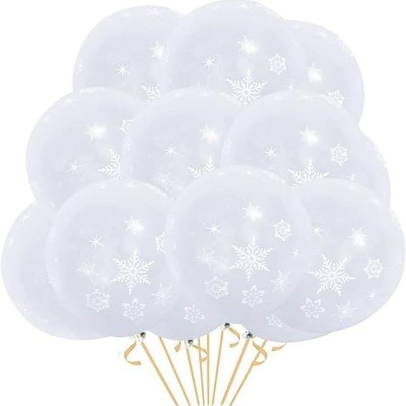 Party Supplies | Snowflakeballoons Perfect For Christmas And Winter ...